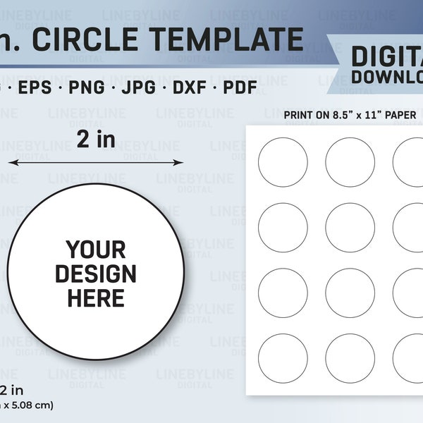 Circle Printable - Etsy