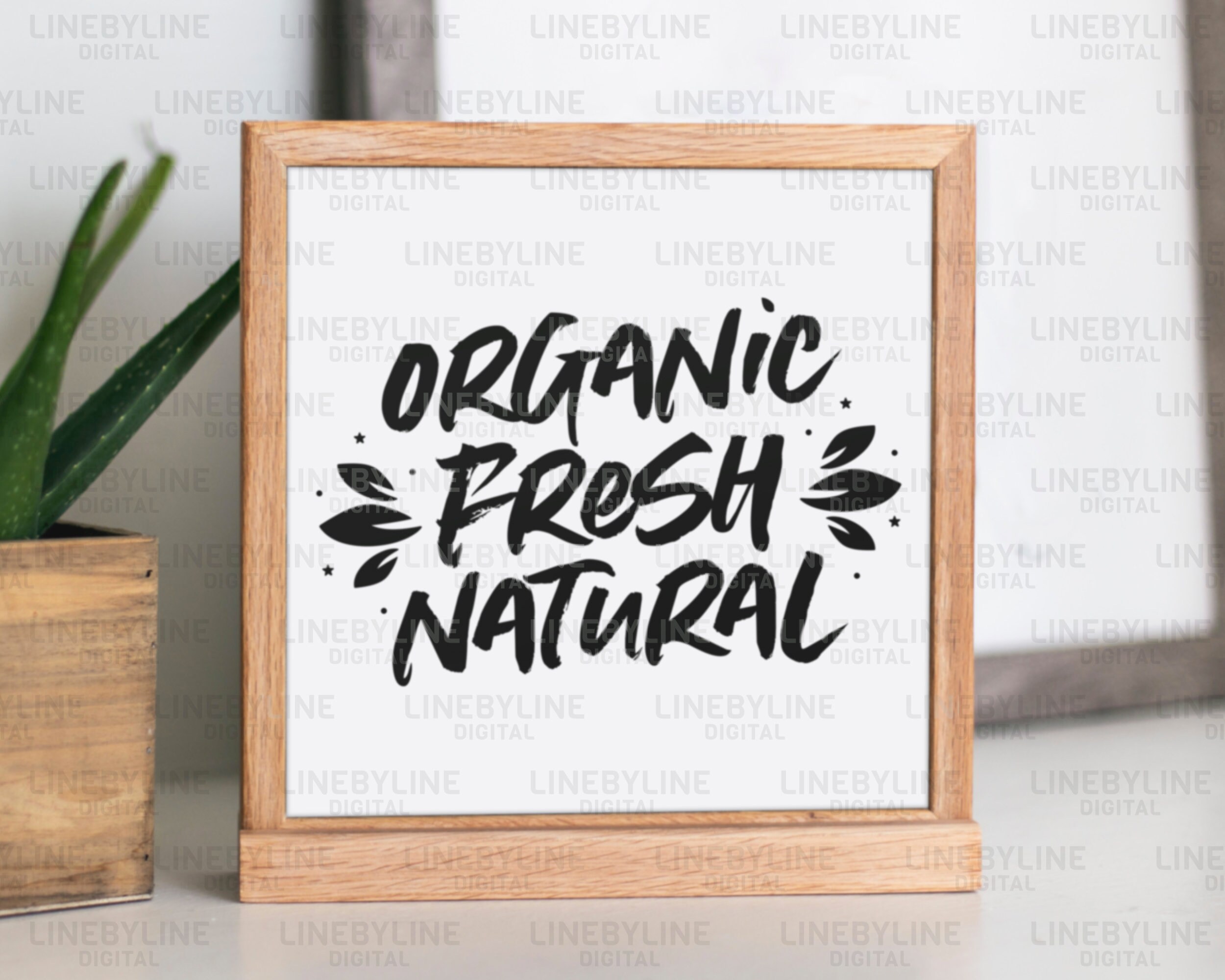Organic Sign, Natural Fresh Sign, Farmers Market Sign PNG, Organic ...