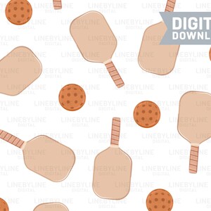 Pickleball Pattern, Pickleball Background, Seamless Pattern, Fabric ...