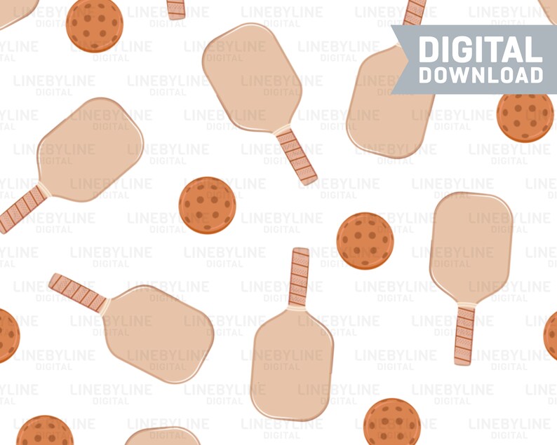 Pickleball Pattern, Pickleball Background, Seamless Pattern, Fabric ...