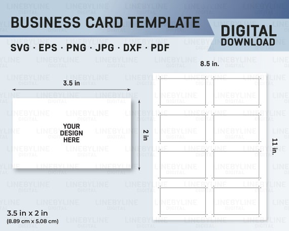 Blank Business Card Template