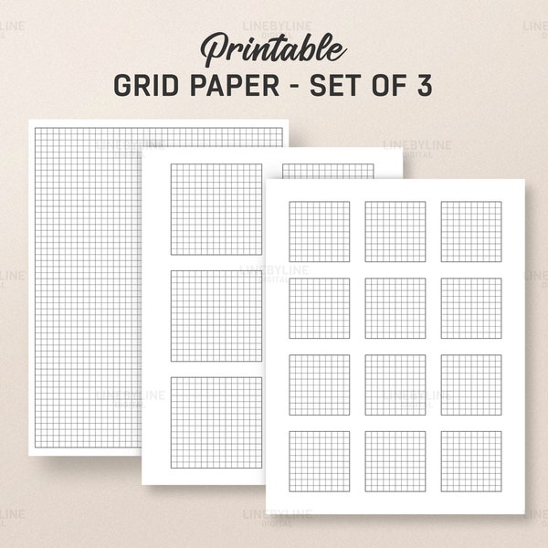 Grid Paper - Etsy