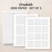 Grid Paper, Blank Grid Paper, Printable Grid Paper, Graph Paper, Blank ...