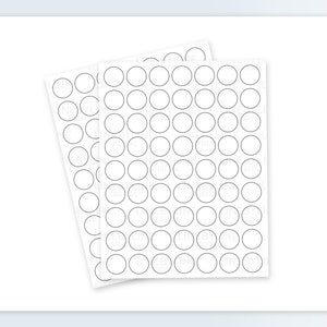 1 Inch Circle Template, Circle Template, Circle Template SVG, Circle ...