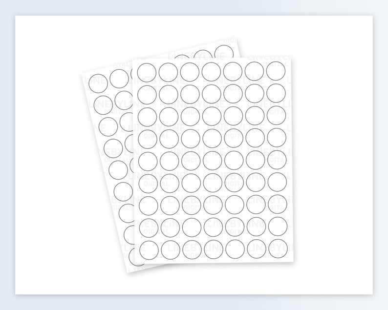 1 Inch Circle Template, Circle Template, Circle Template SVG, Circle ...