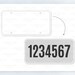 License Plate Template, Blank License Plate Car License Plate Mockup ...