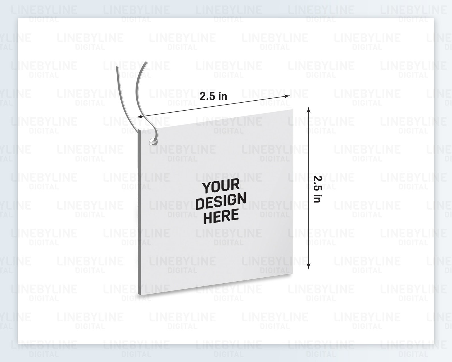 Hang Tag Template, Square Hang Tag Template, Hang Tag Sublimation, Hang ...