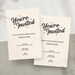 Invite Card Template, Invitation Card Template, Custom Invite Card ...