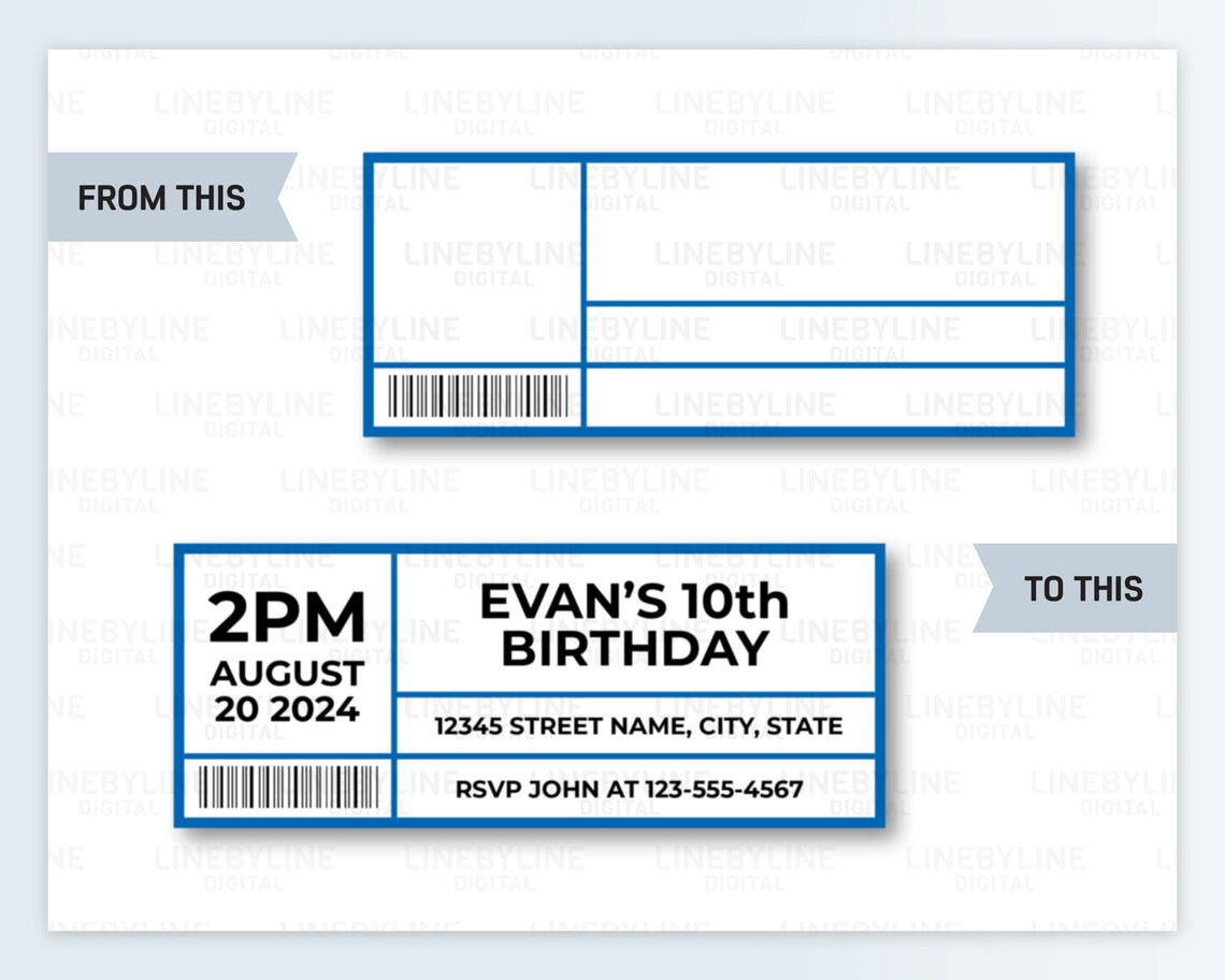 Shoe Box Label Template, Shoe Box Label, Custom Shoebox Label, Blank ...