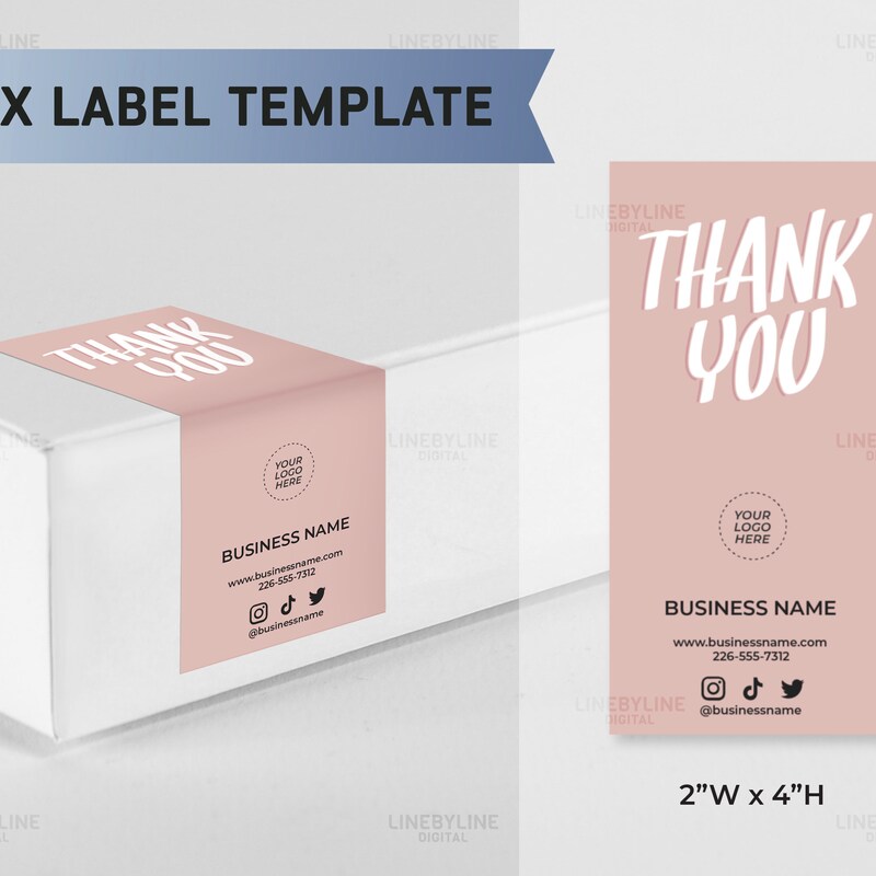 Box Seal Sticker - Etsy