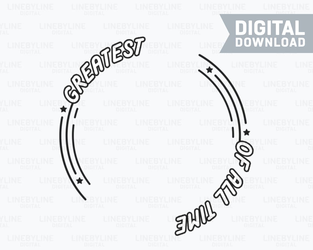 GOAT, Greatest of All Time, Greatest of All Time Print, GOAT Logo ...