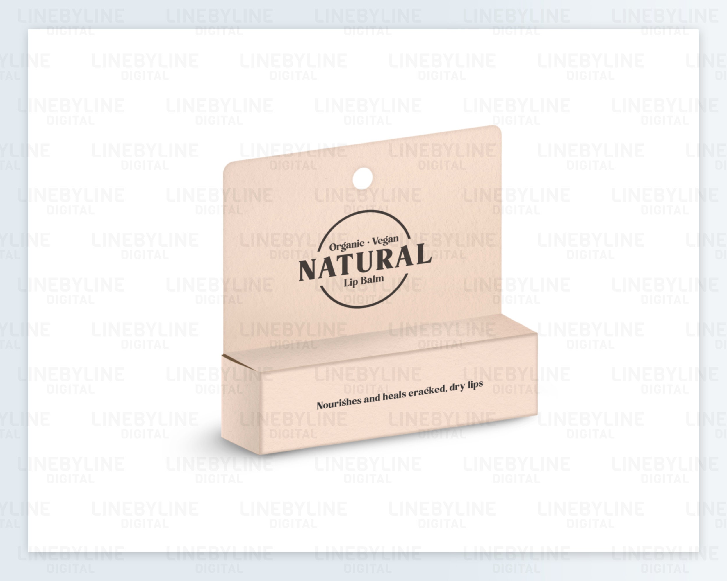 Lip Balm Box Template, Lip Balm Box, Lip Gloss Box Template, Chapstick ...