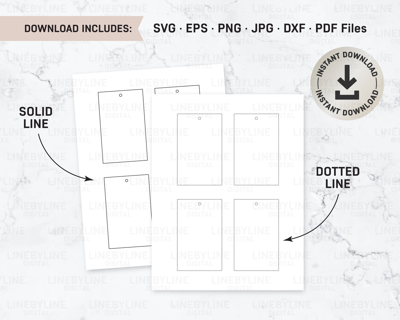 Editable Hang Tag Template Clothing Hang Tag Printable Shirt Label ...