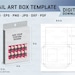 Nail Box Template, Acrylic Nail Box Template, Nail Template, Nail Box ...