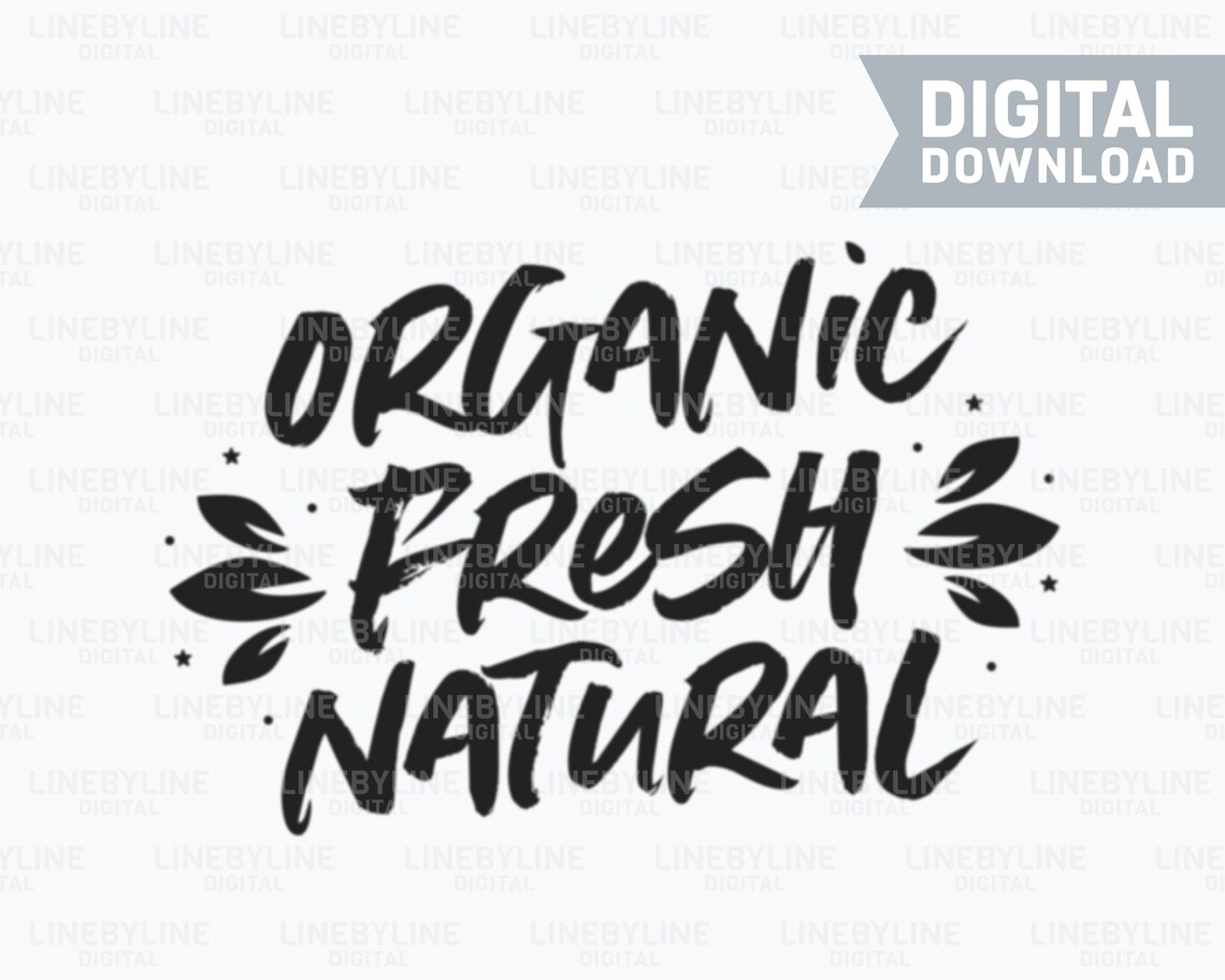 Organic Sign, Natural Fresh Sign, Farmers Market Sign PNG, Organic ...