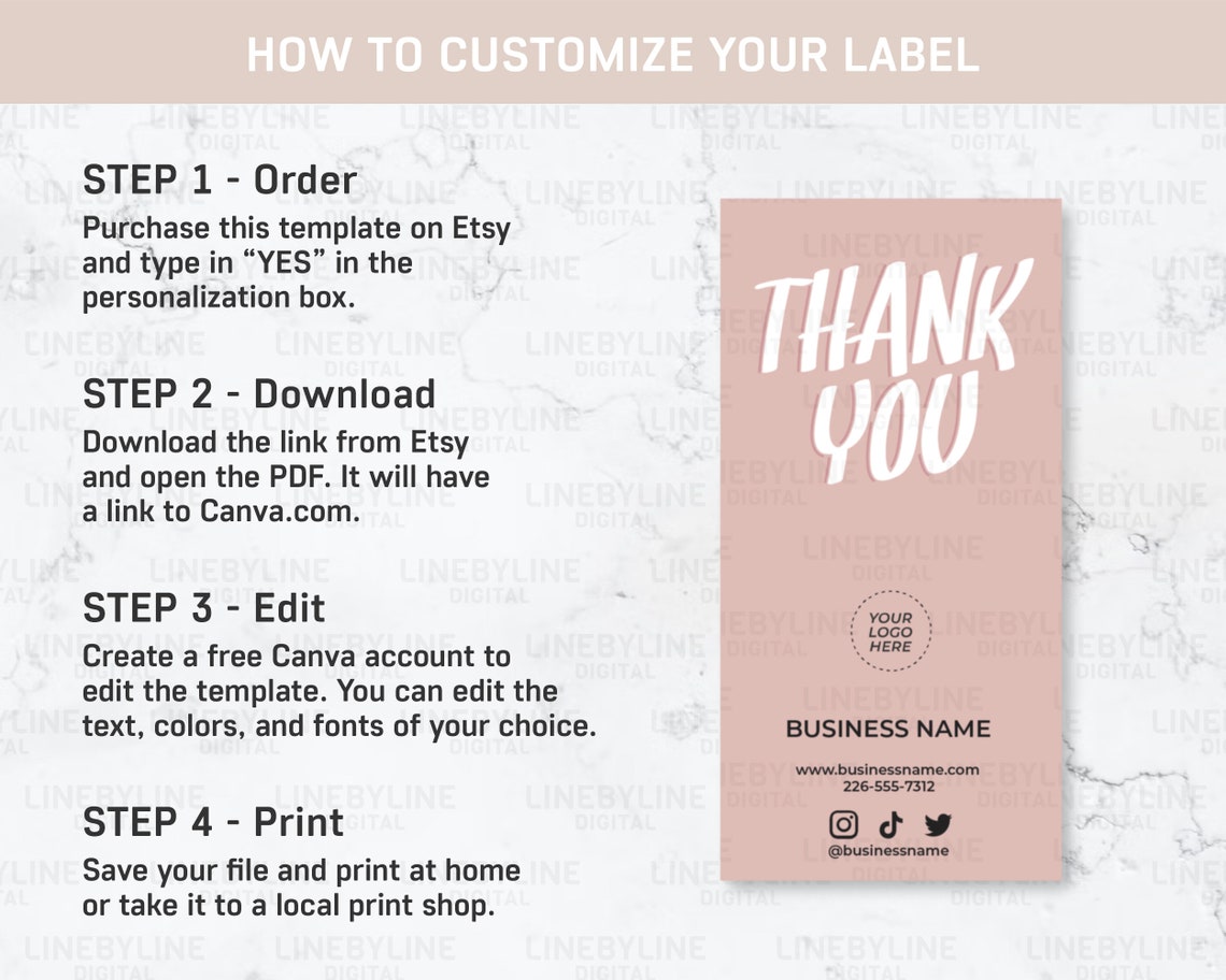 Box Label Template Box Seal Sticker Shipping Label Tape Custom Box ...