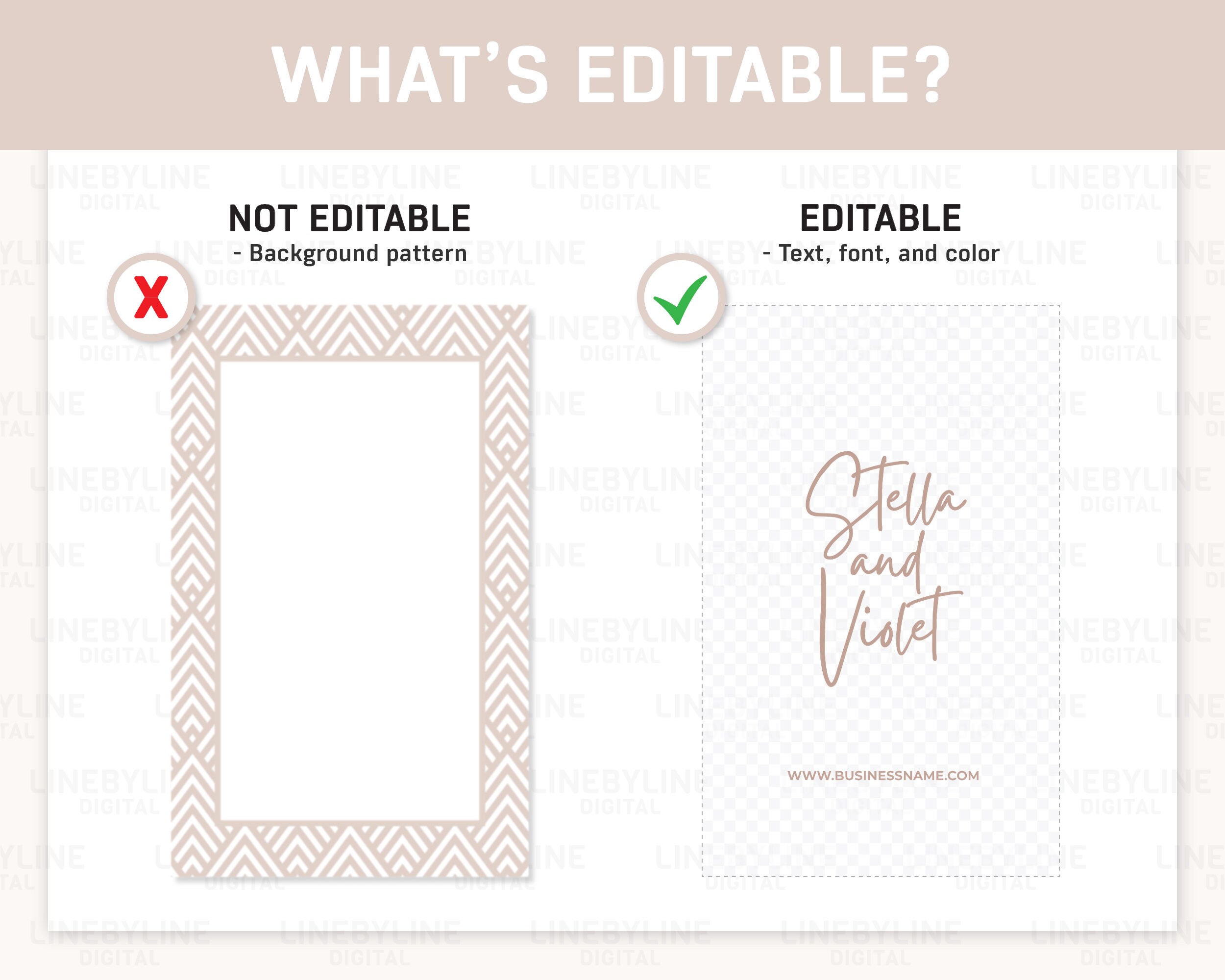 Editable Hang Tag Template Clothing Hang Tag Printable Shirt Label ...