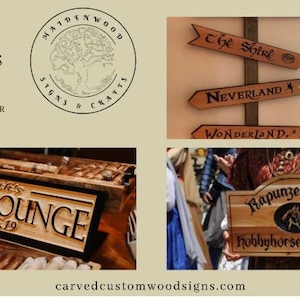 Customizable Carved PVC Signs / Outdoor Name Sign Scalloped Shaped ...