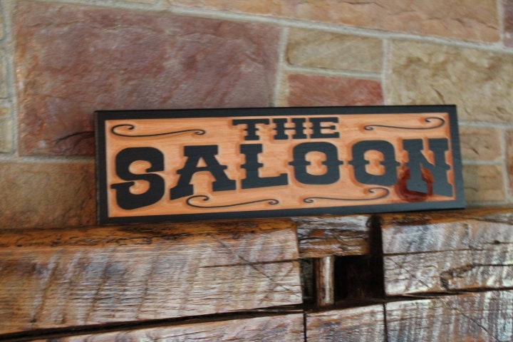 Western Decor Custom Bar Sign / Man Cave Sign Country Decor / - Etsy Canada