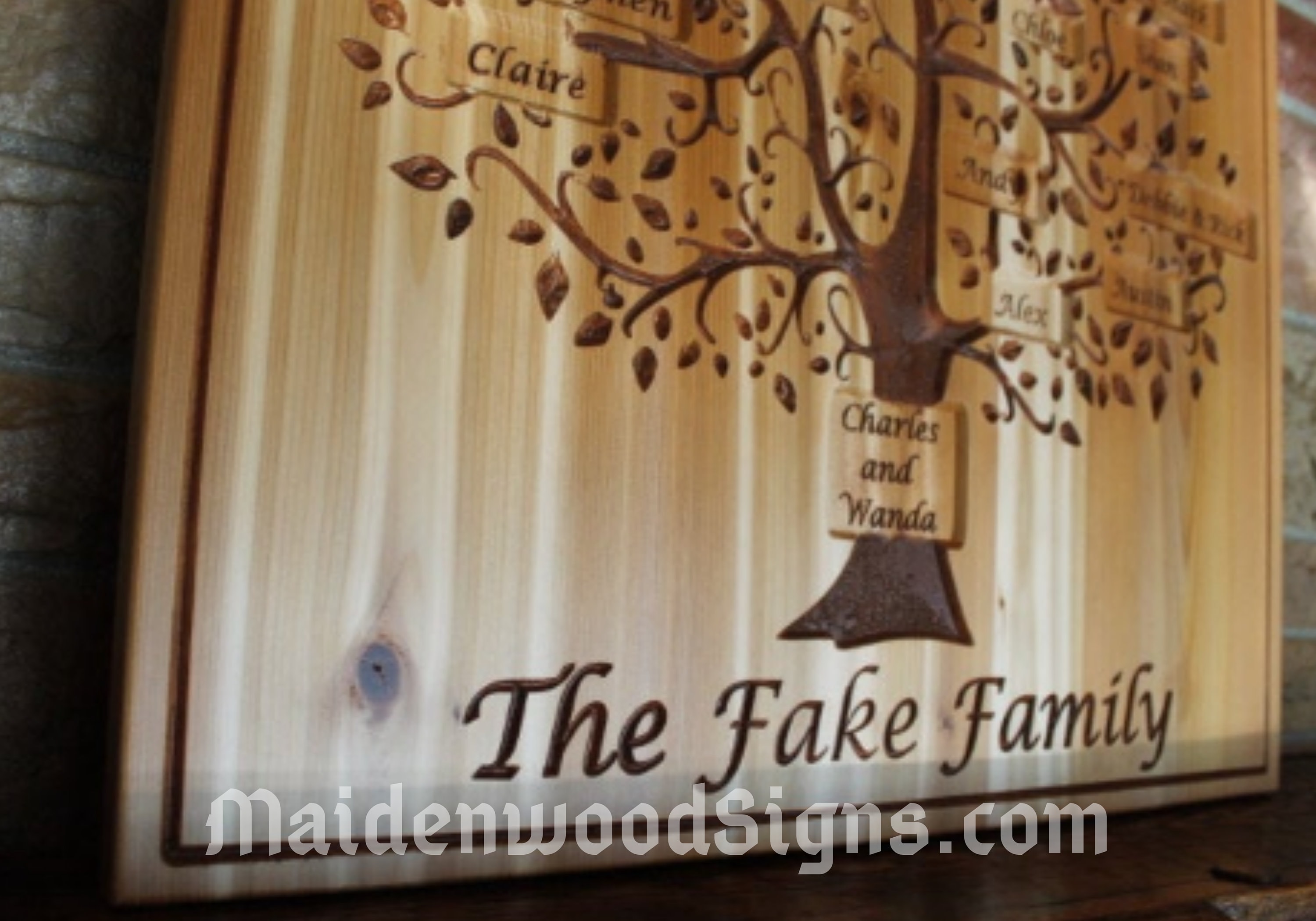 Family Tree Wall Decor With Names at Lauren Murphy blog