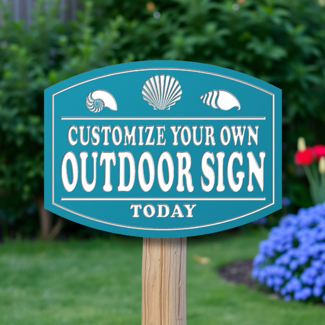 Personalized Beach House Sign: Custom Engraved Nautical Decor - Etsy