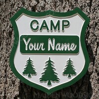 Camp Signs - Etsy
