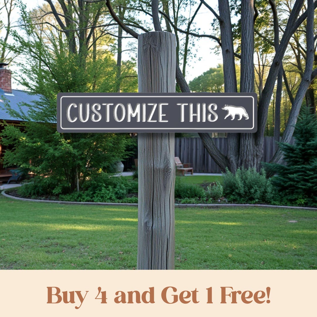 Custom Carved PVC Street Sign | Family Name Cabin Road Sign | Custom ...