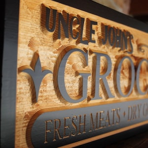 Grocery General Store Sign / Rustic Kitchen Pantry Wall Decor Primitive ...