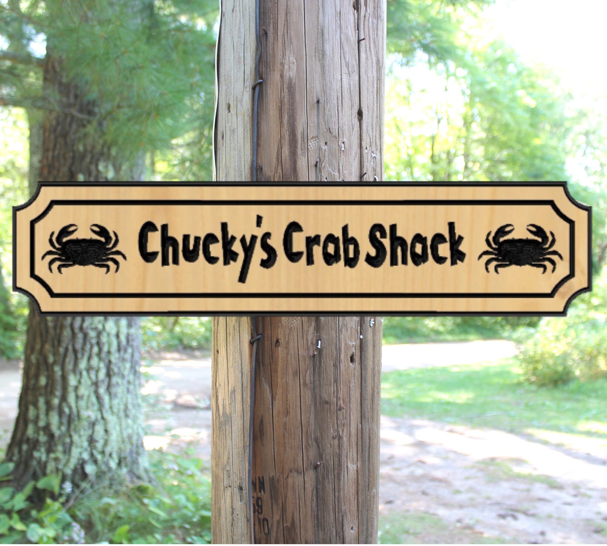 Custom Crab Shack Beach House Bar Sign / Ocean Beach Lover - Etsy