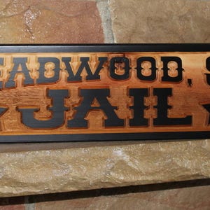 Western Jail Sign - Etsy