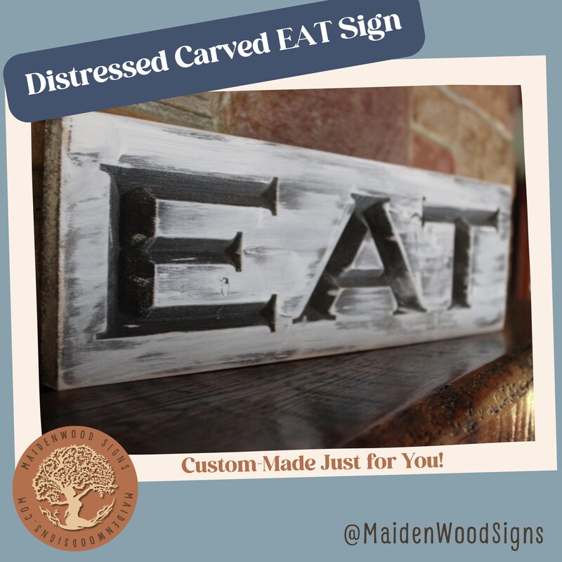 Eat Kitchen Sign - Etsy