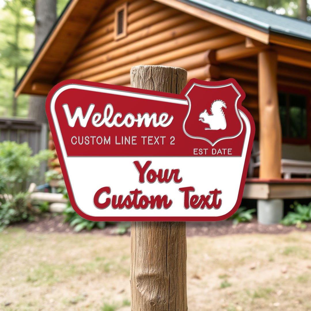 Custom Carved Camp Sign – Personalized PVC Carved Outdoor Sign ...