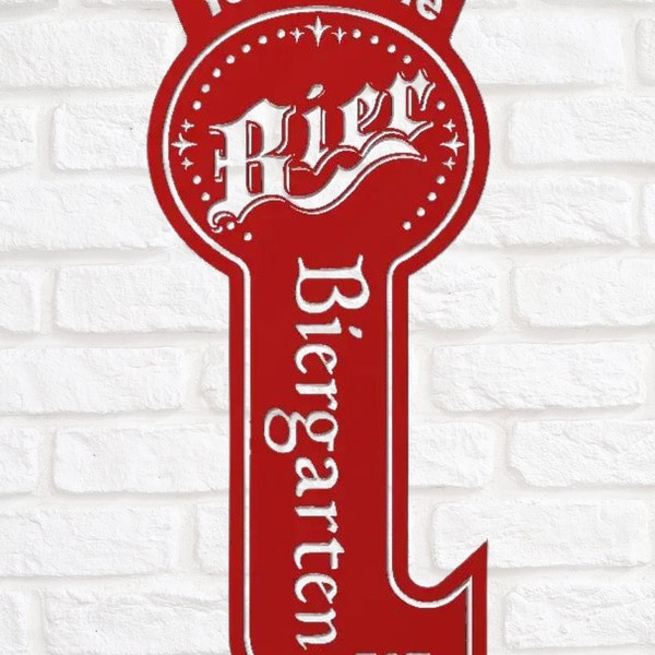 Biergarten Sign - Etsy