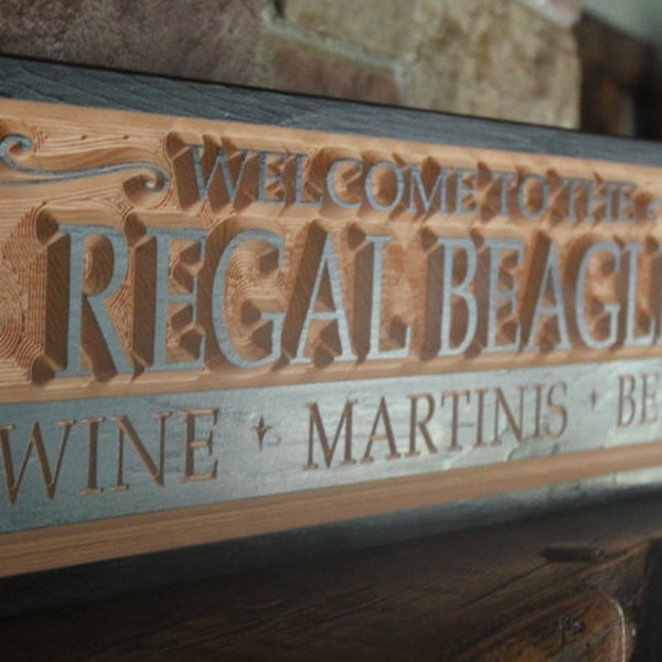 Regal Beagle Bar Sign - Etsy