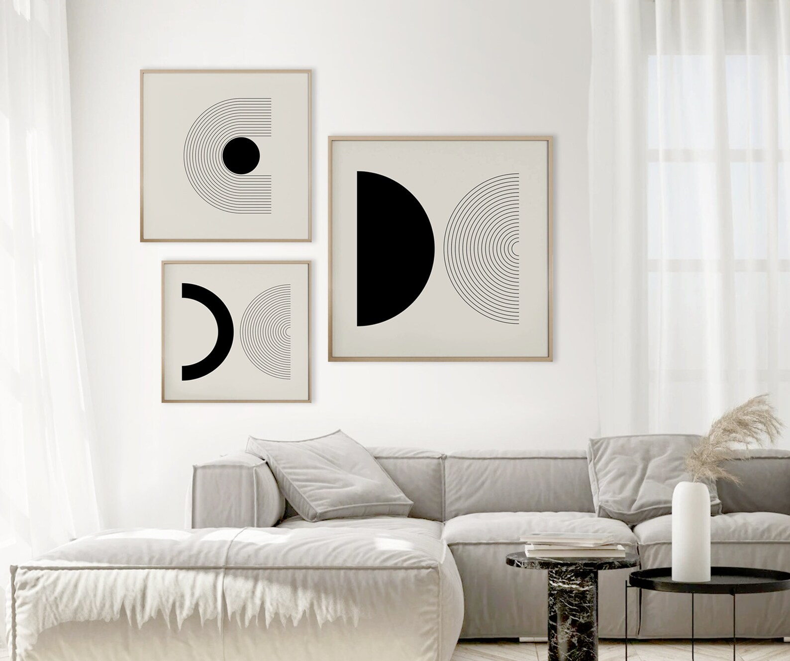 Mid Century Modern Arch Printable Artwork Oversized - Etsy