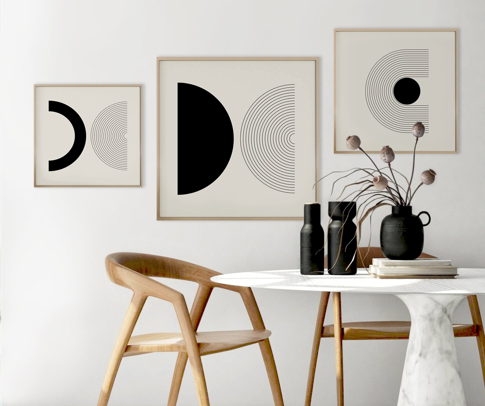 Mid Century Modern Arch Printable Artwork Oversized - Etsy