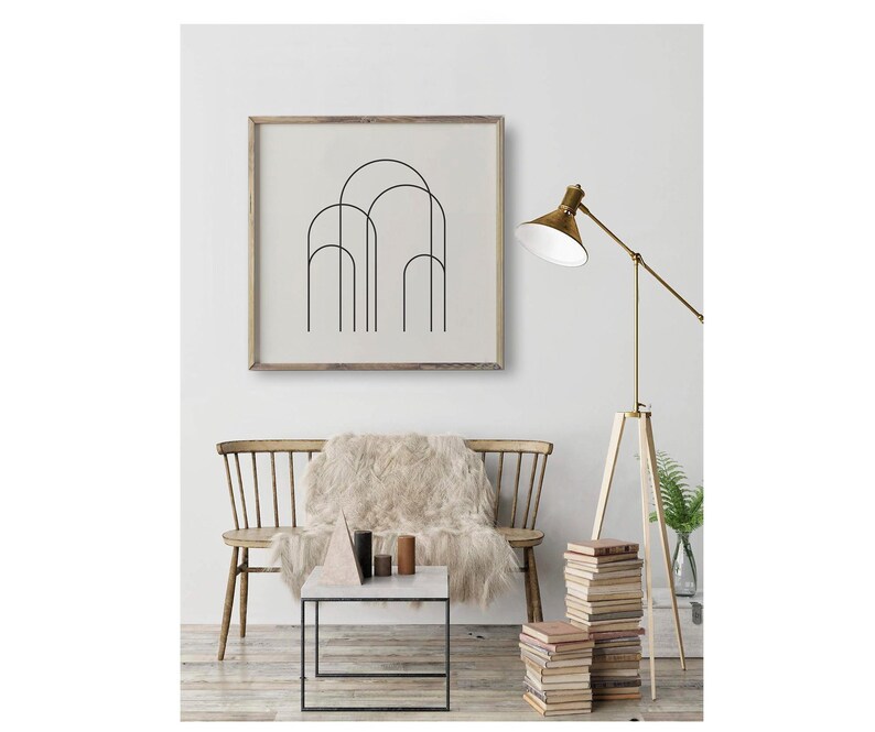 Line Arch Printable Artwork - Etsy