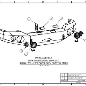 Ford F250/F350 Winch Bumper DXF Files: CNC Plans (digital Download) - Etsy