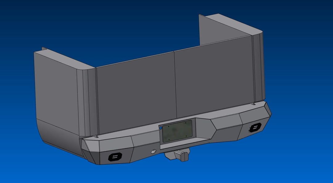 Superduty Rear Bumper DXF Files, 1999-2016 | Ford F250 F350 : CNC Plans ...