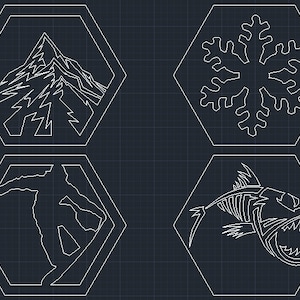 Geodesic Dome Fire Pit DXF: Deer, Elk, Flame Panels (digital Download ...