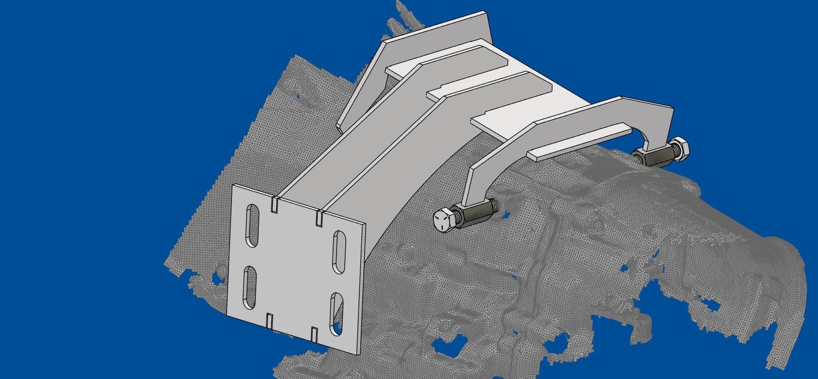 Ford C6 Transmission Engine Stand Adapter DXF Files for CNC (digital ...