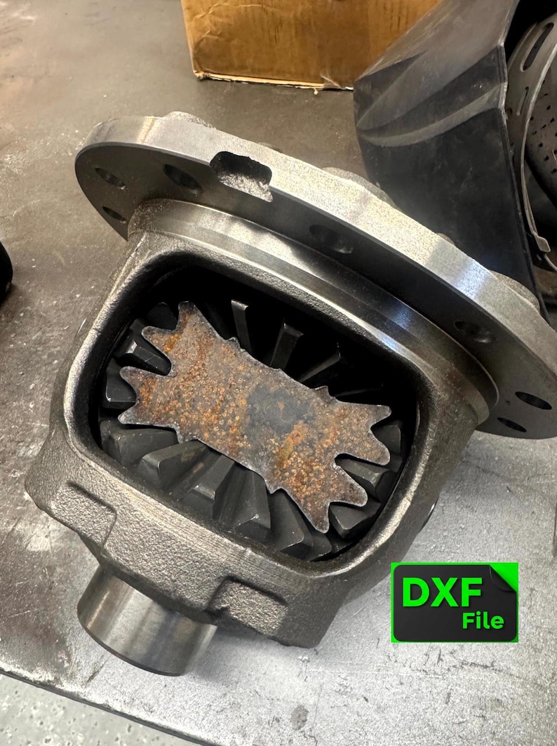 Dana 60/70 Locker Weld Plate DXF File: CNC Laser/waterjet Cut (digital ...