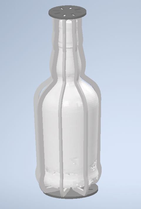 Buffalo Trace Bottle Cage DXF: CNC Laser Cut File (digital Download) - Etsy
