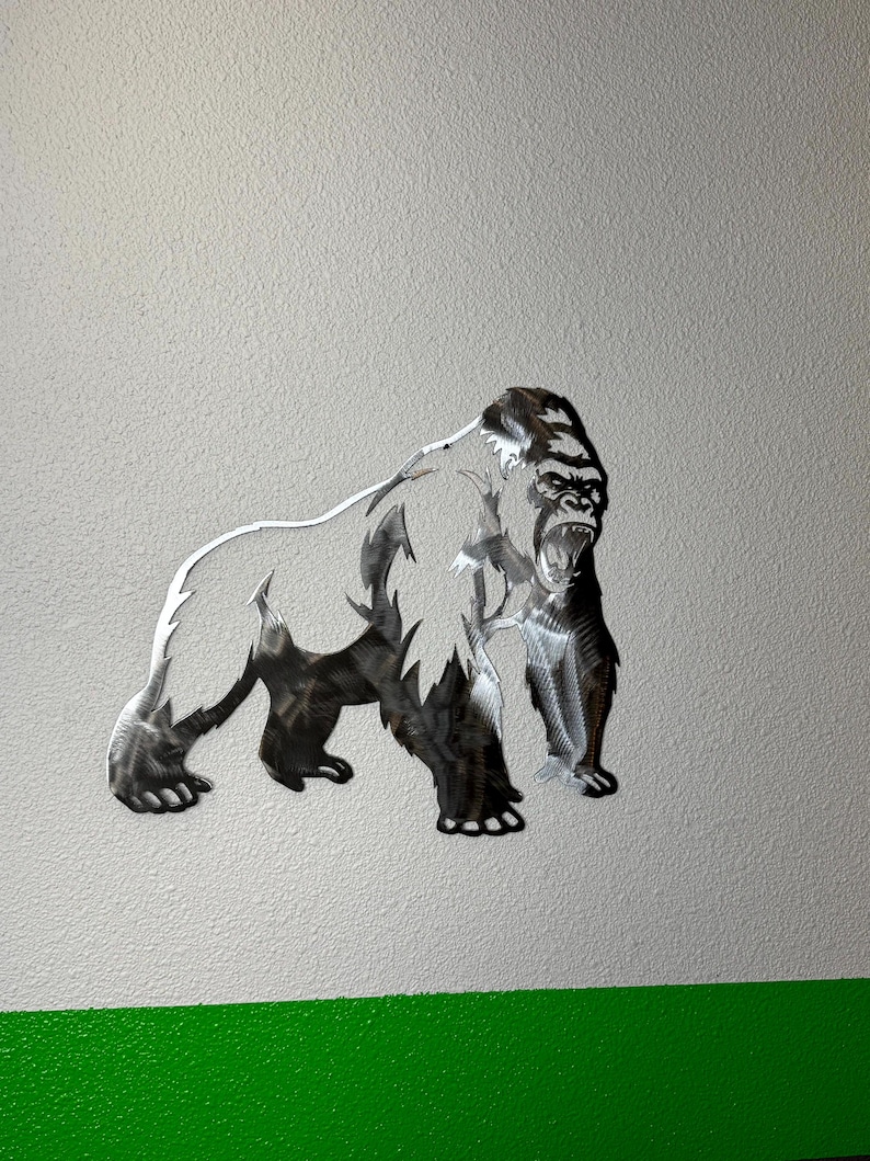 Silverback Gorilla DXF File: CNC Plasma, Laser, Waterjet Cut - Etsy