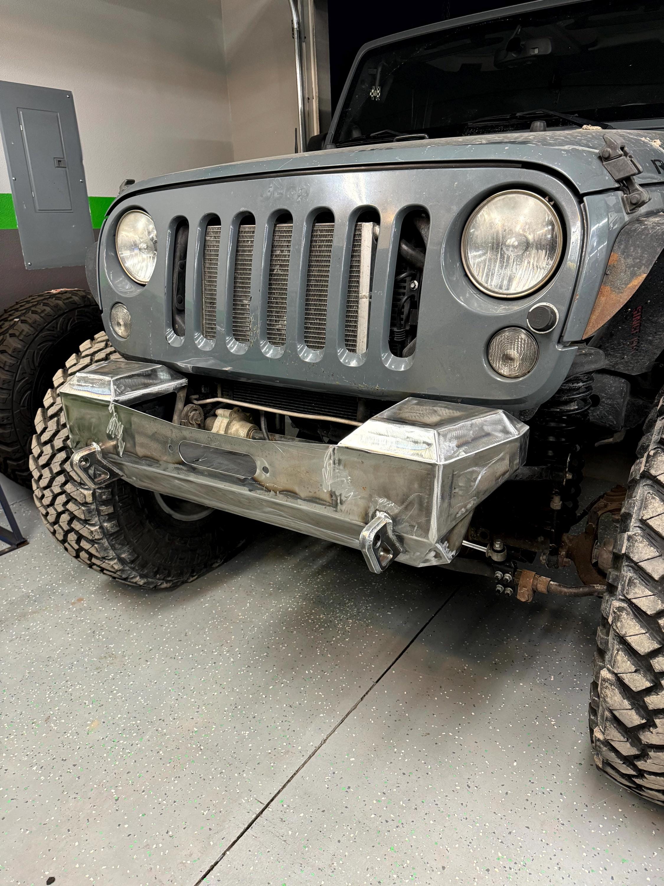 Jeep Bumper DXF Files, 2007-2017 JK Jeep Wrangler Winch Bumper Drawings ...