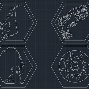 Geodesic Dome Fire Pit DXF: Deer, Elk, Flame Panels (digital Download ...