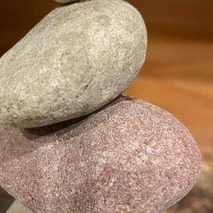 Rock Stone River Pebble Statue Stack Cairn Adirondack Handmade Glued ...
