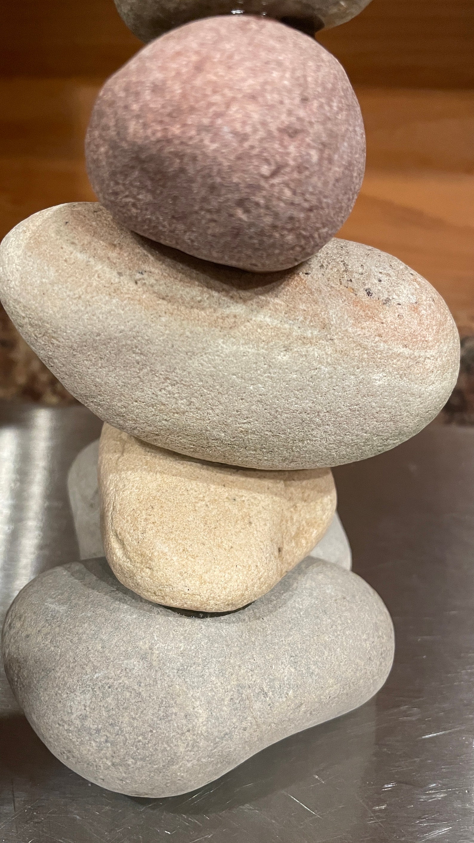Rock Stone River Pebble Statue Stack Cairn Adirondack Handmade Glued ...