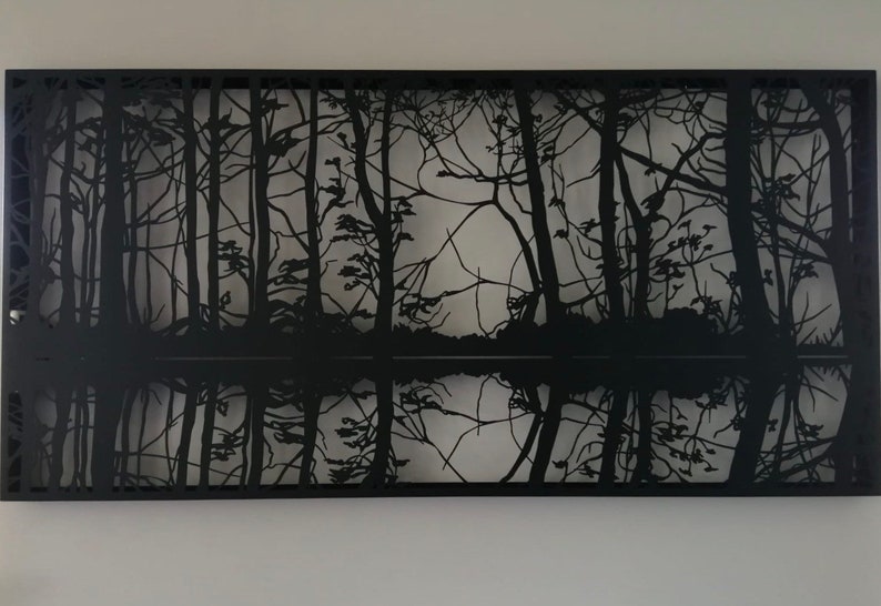 Light Wall Art Decor Sunset View Lake 3D Led Light Remote - Etsy