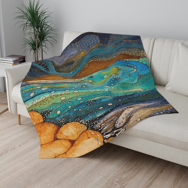 Turquoise Fleece - Etsy